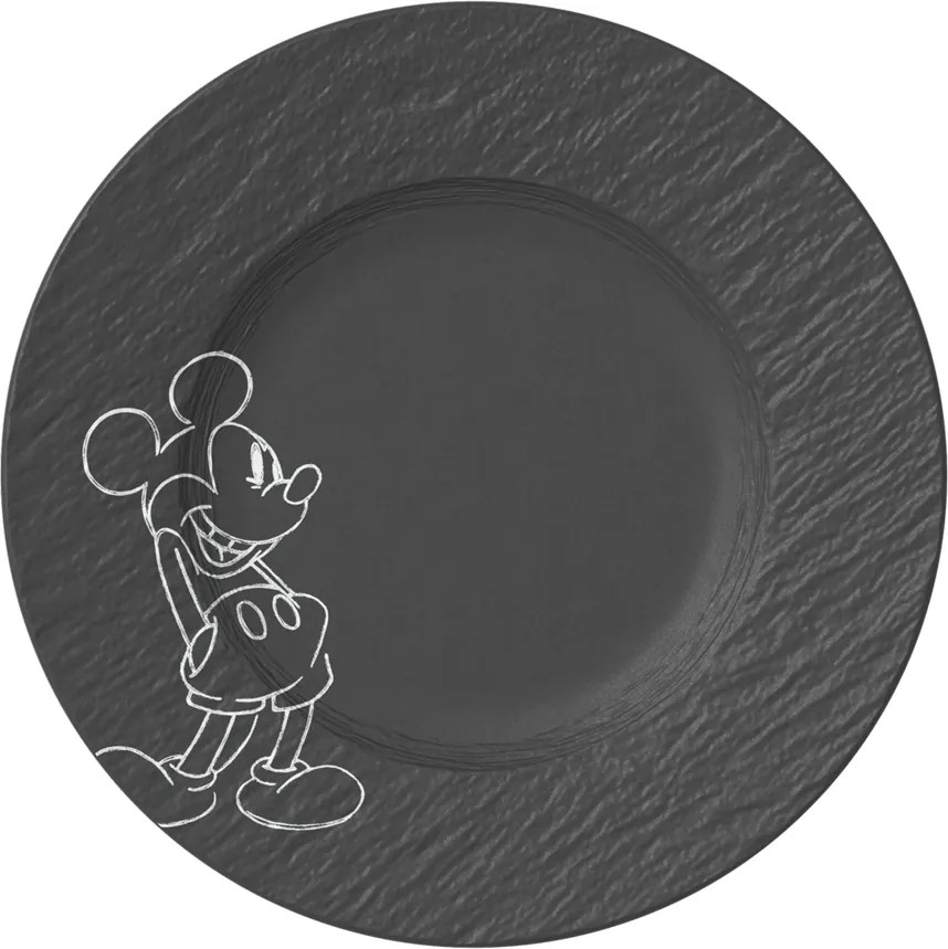 Villeroy&Boch Villeroy & Boch Manufacture Rock - Mickey Mouse Breakfast/dessert talíř, Ø22cm