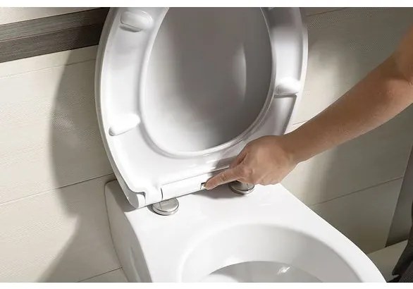 Sapho Adina WC sedátko Soft Close, duroplast, bílá 1703-322