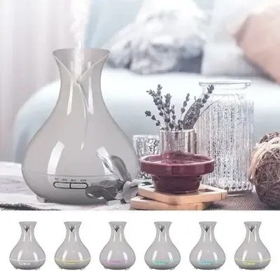 SIXTOL Vulcan šedý lesk / Aroma difuzer / 350ml / 12 W / Automatické v