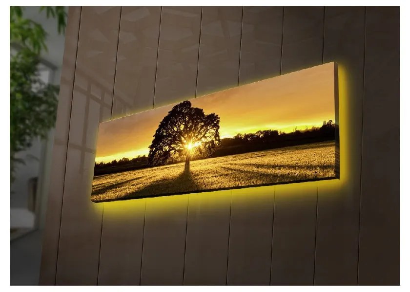Podsvícený obraz Ledda Tree, 90 x 30 cm