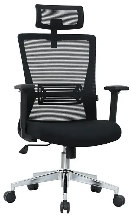 Kancelářská ergonomická židle Neoseat JENNY — černá, nosnost 150 kg (rozbaleno)