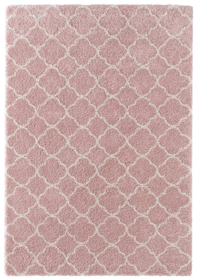 Růžový koberec Mint Rugs Luna, 80 x 150 cm