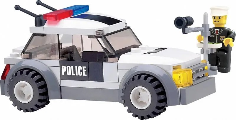 Blocki stavebnice Policejní kontrola typ LEGO 69 dílů