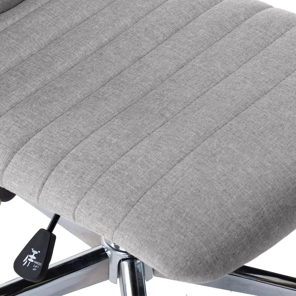 vidaXL Jídelní židle 6 ks textil [3056540] Barva: světle šedá