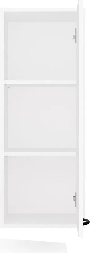 Závěsná koupelnová skříňka NINA W1D bílá