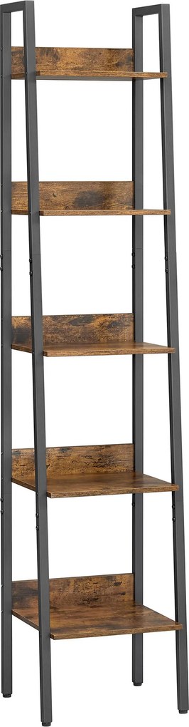 XXXLutz REGÁL, hnědá, černá, uhlíková ocel, 33.8/170/30 cm Boxxx - Online Only regály & police - 002543030101