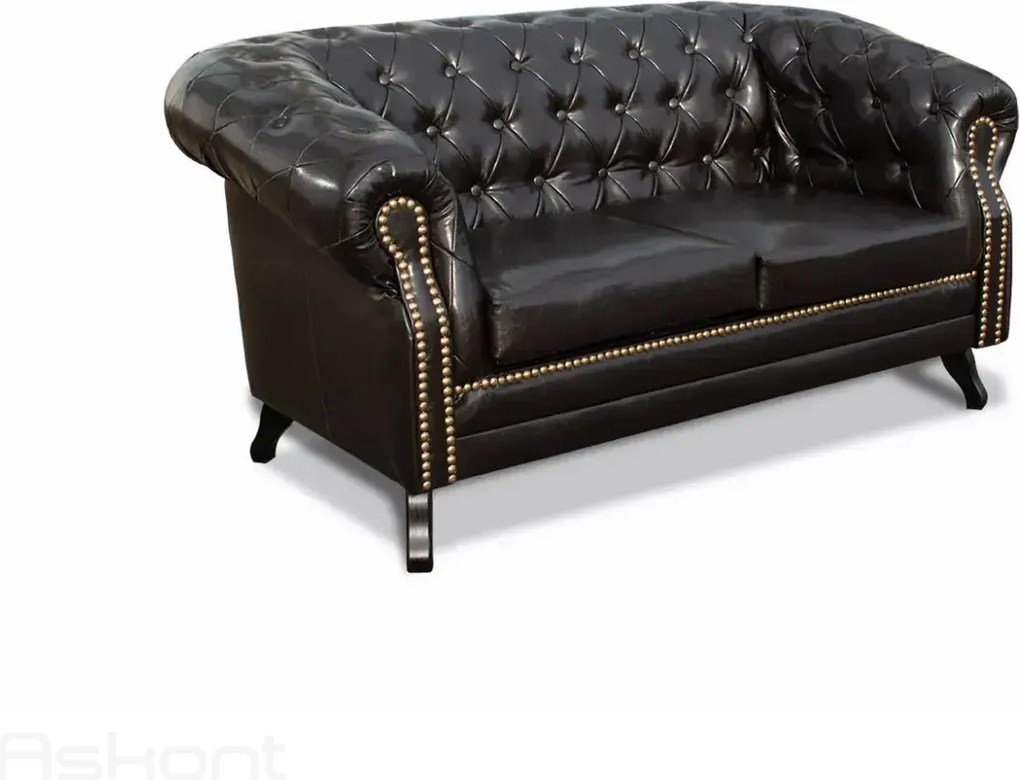Askont Chesterfield Bristol: Pohovka 2M Antique Brown