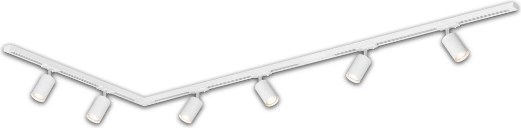 Briloner Stropní LED kolejnicový systém (2,25 m, tvar písmene L, bílá)