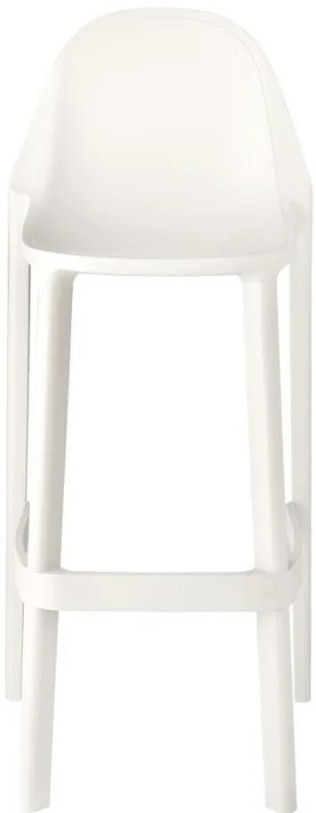 SCAB - Barová židle PIU vysoká - bílá