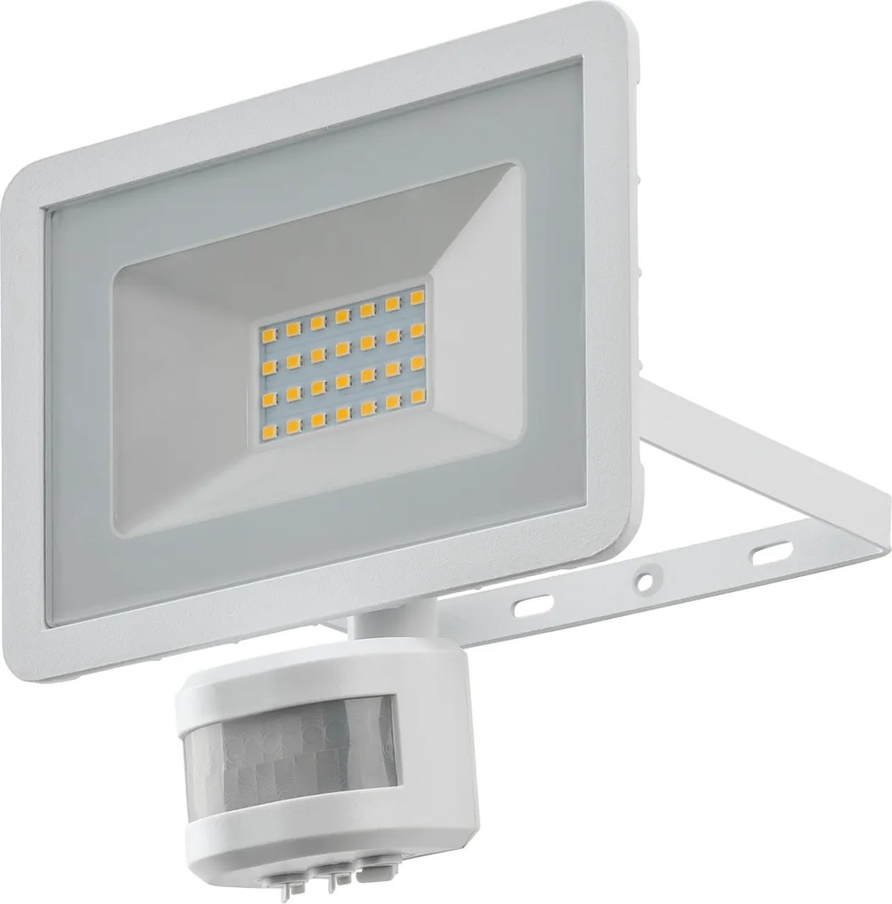 Livarno® Venkovní LED reflektor s pohybovým senzorem (bílá)
