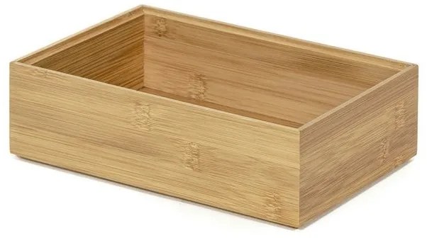Organizér Compactor Bamboo Box, 22,5 x 15 x 6,5 cm, přírodní dřevo