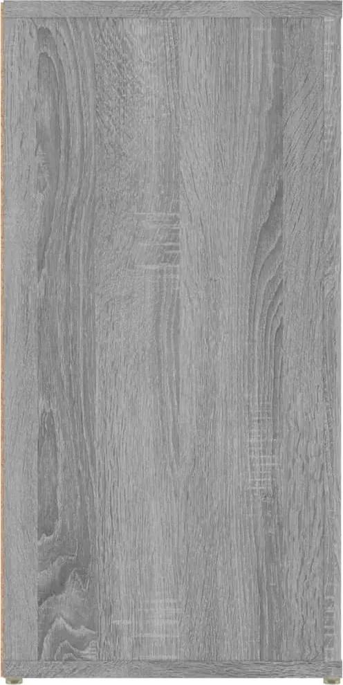 vidaXL Příborník 100 x 30 x 59,5 cm kompozitní dřevo [821010] Barva: šedá sonoma