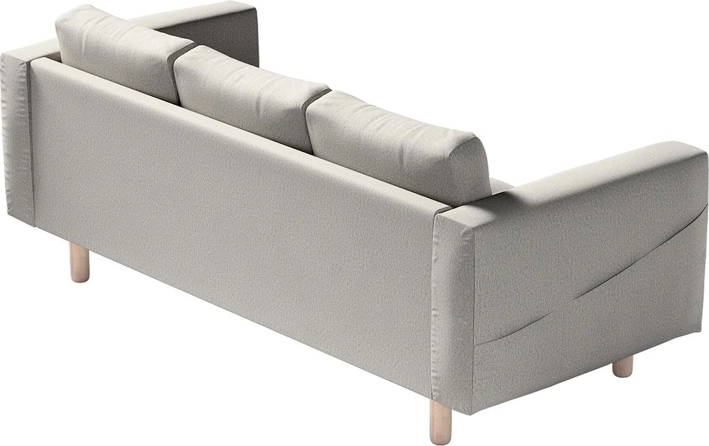 Potah na pohovku IKEA Norsborg 3-místná barva šedá látka pletený vzor