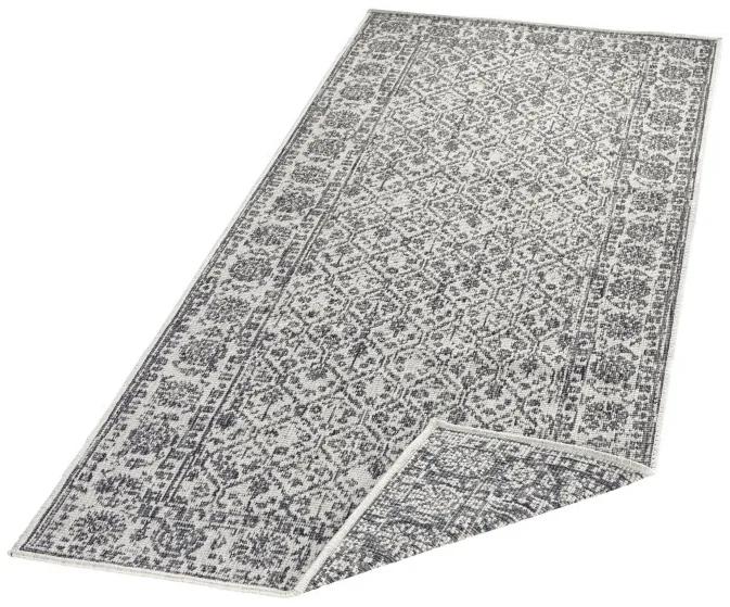 NORTHRUGS - Hanse Home koberce Kusový koberec Twin-Wendeteppiche 103116 grau creme – na ven i na doma Rozměry koberců: 200x290