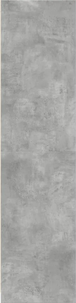 Šatní skříň betonově šedá 30 x 50 x 200 cm kompozitní dřevo 3307687