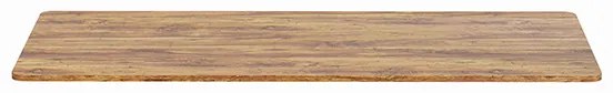 Lama Plus Deska stolu ERGODESK — 160x75x1,8 cm, laminovaná dřevotříska ořech rustikal