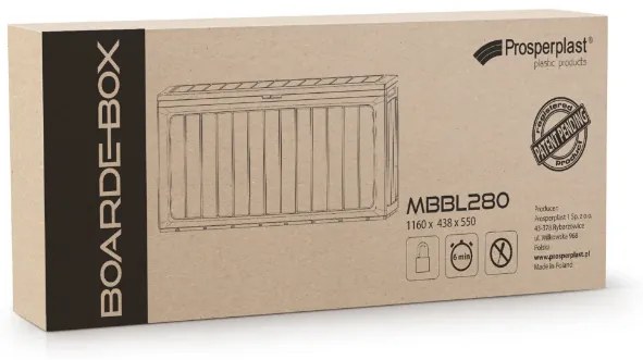 Zahradní box BOARDEBOX umbra 116 cm - 280L