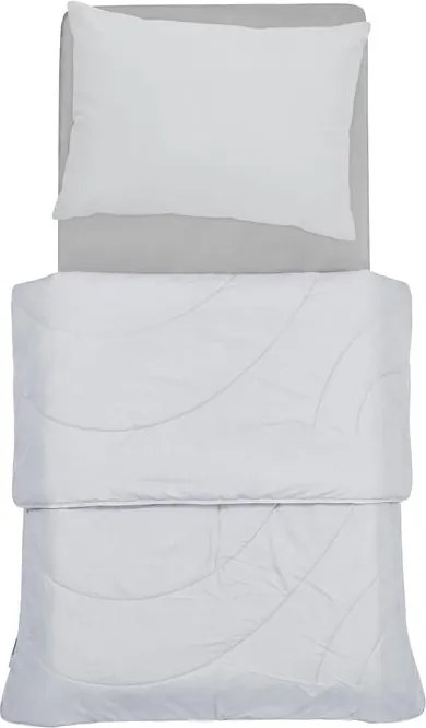 SCANquilt přikrývka CLIMA COOL - chladivá lehká - hřejivost Sq 1, světle šedá 140 x 200 cm