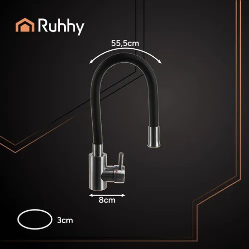 Kuchyňská baterie - flexibilní výtok Ruhhy 26324