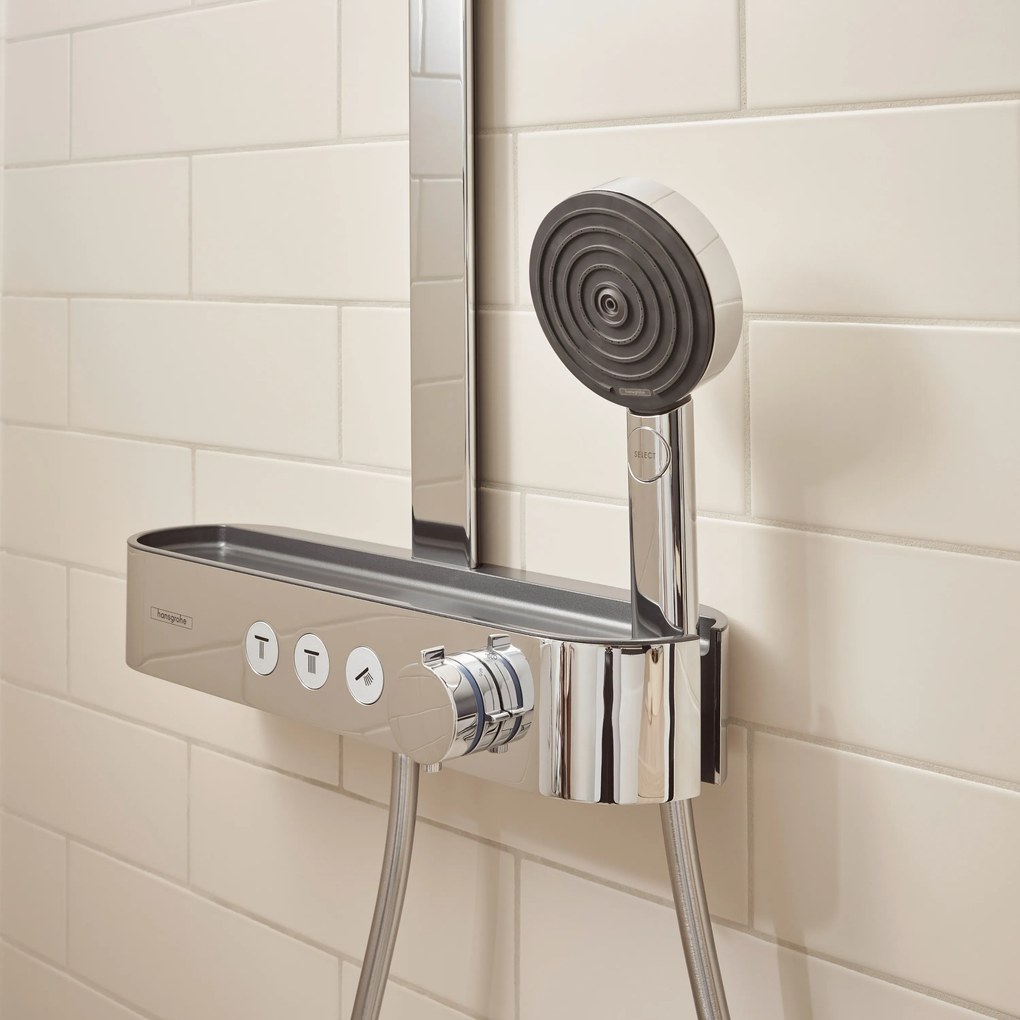 Hansgrohe Pulsify S - Showerpipe 260 2jet s termostatem ShowerTablet Select 400, chrom, HAN-24240000