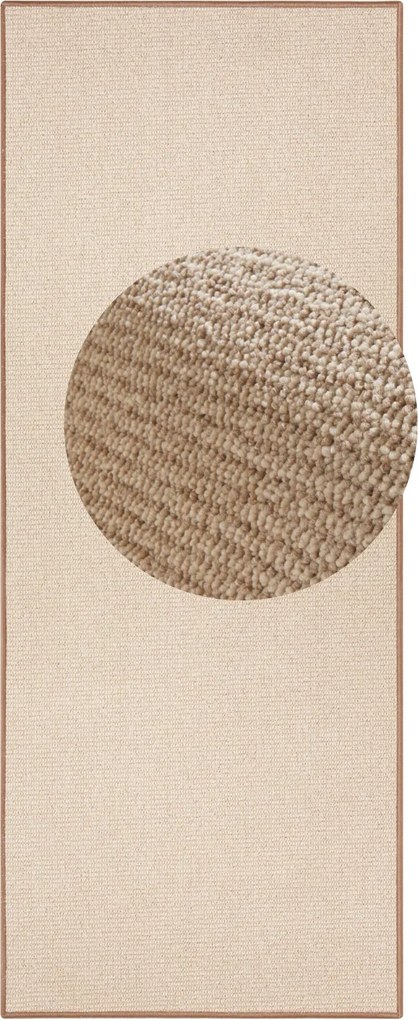 Kusový koberec Bouclé 104434 Beige, 80x150, béžová, chodba / predsieň, BT Carpet
