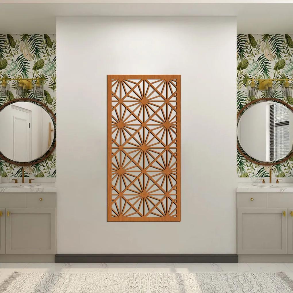 dřevo života Dřevěný dekorační panel CRYSTAL Rozměry (cm): 20x40, Barevný vzor: Bílá