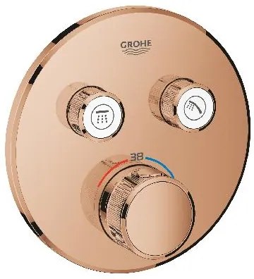 Grohe Grohtherm SmartControl - Termostatická sprchová baterie pod omítku, 2 ventily, Warm Sunset 29119DA0