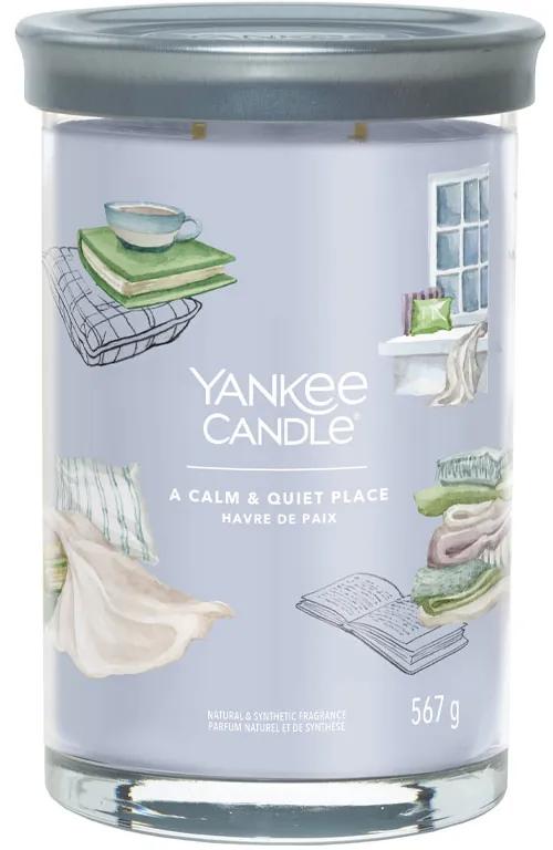 Yankee Candle – Signature Tumbler svíčka A Calm & Quiet Place (Klidné a tiché místo) Velikost: velká 567 g