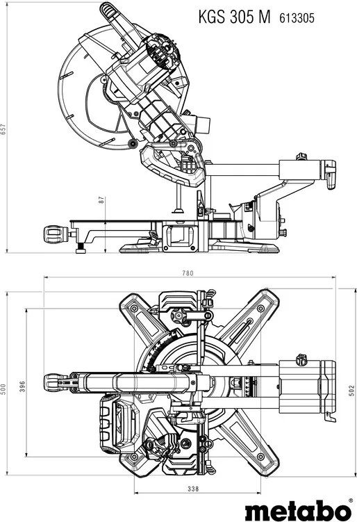 METABO KGS 305 M 613305000