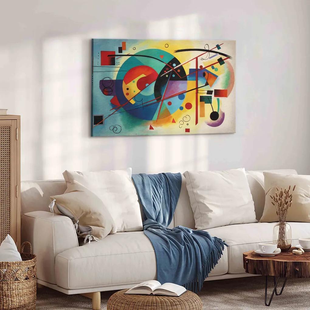 Obraz na akrylovém skle Colorful Abstraction - Composition Inspired by Kandinsky’s Work [Glass]