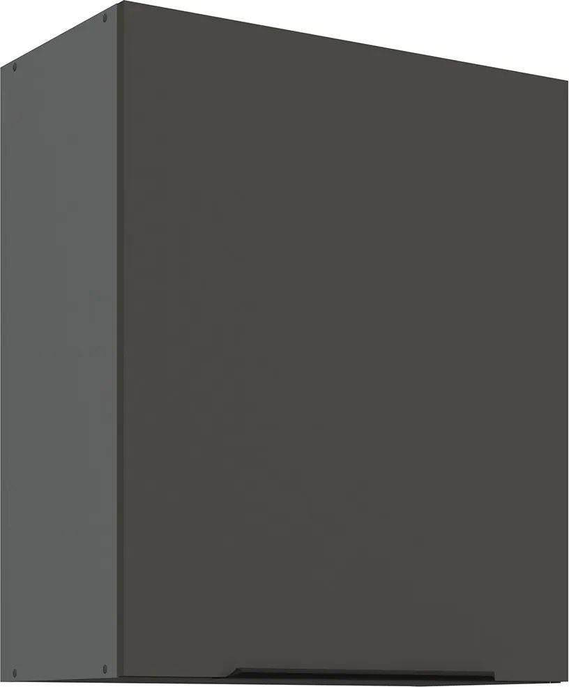 ARIA pi | horní skříňka 60 G-72 1F policová | 60 cm | ANTI FINGERPRINT povrch | antracit/šedá grafit