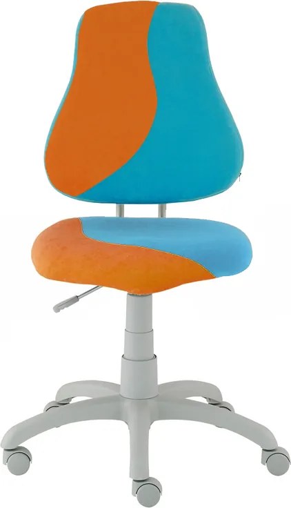 Dětská rostoucí židle Alba FUXO S-line světle modrá-oranžová
