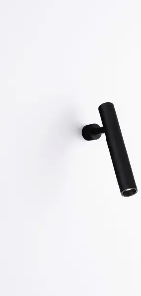 Minimalistické nastěnné svítidlo Arlo Černá