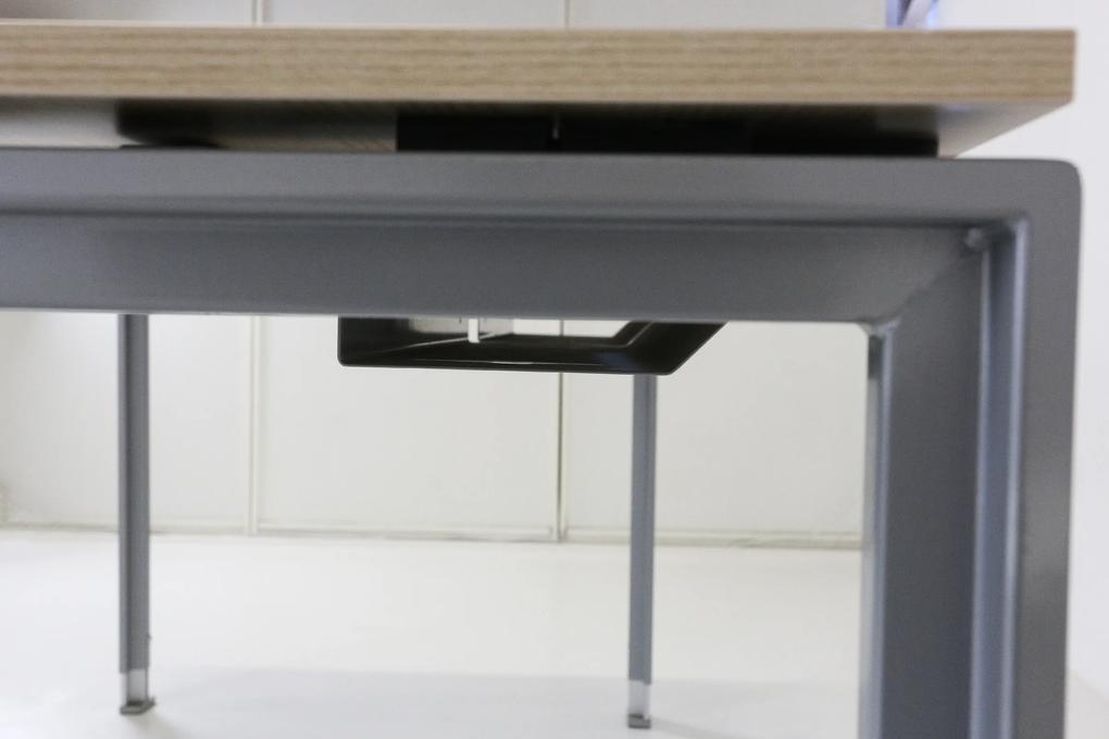 König Neurath Stůl, K+N, 180x90, akácie/šedá, výš. stavitelný