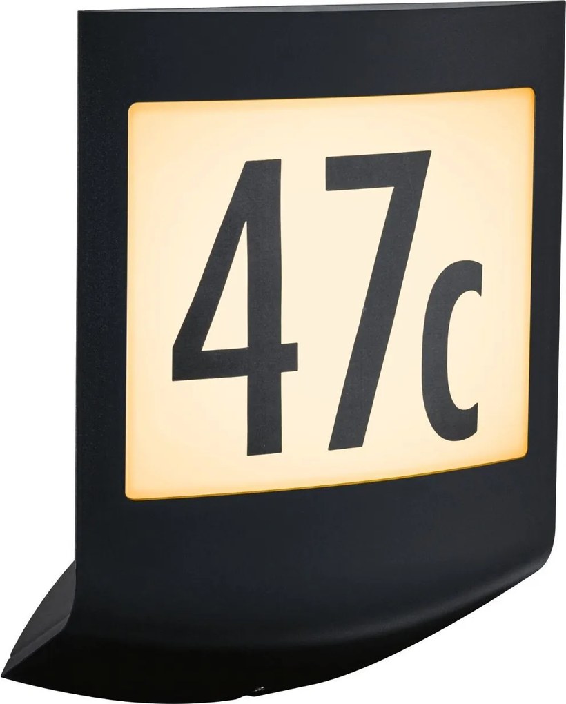 P 94509 LED venkovní nástěnné svítidlo Smart Home Zigbee Padea soumrakový senzor neláká hmyz IP44 198x71mm CCT 8,2W 230V antracit umělá hmota - PAULMANN