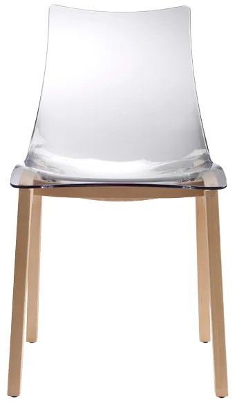 SCAB - Židle ZEBRA ANTISHOCK NATURAL transparentní