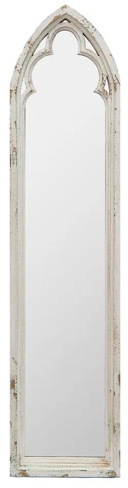 Béžovo-šedé antik nástěnné zrcadlo Frené - 28*4*120 cm