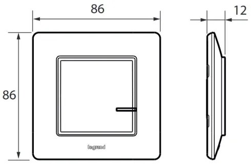Legrand Valena Life with Netatmo bezdrátový žaluziový spínač bílá 752191
