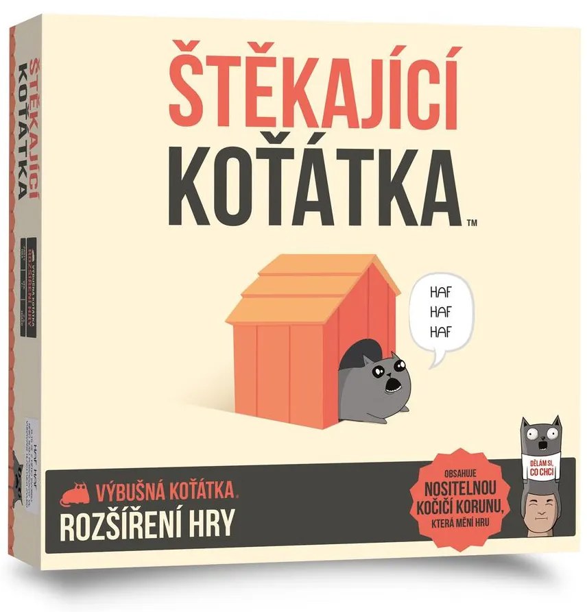 Asmodee Výbušná koťátka - 3. rozšíření Štěkající koťátka