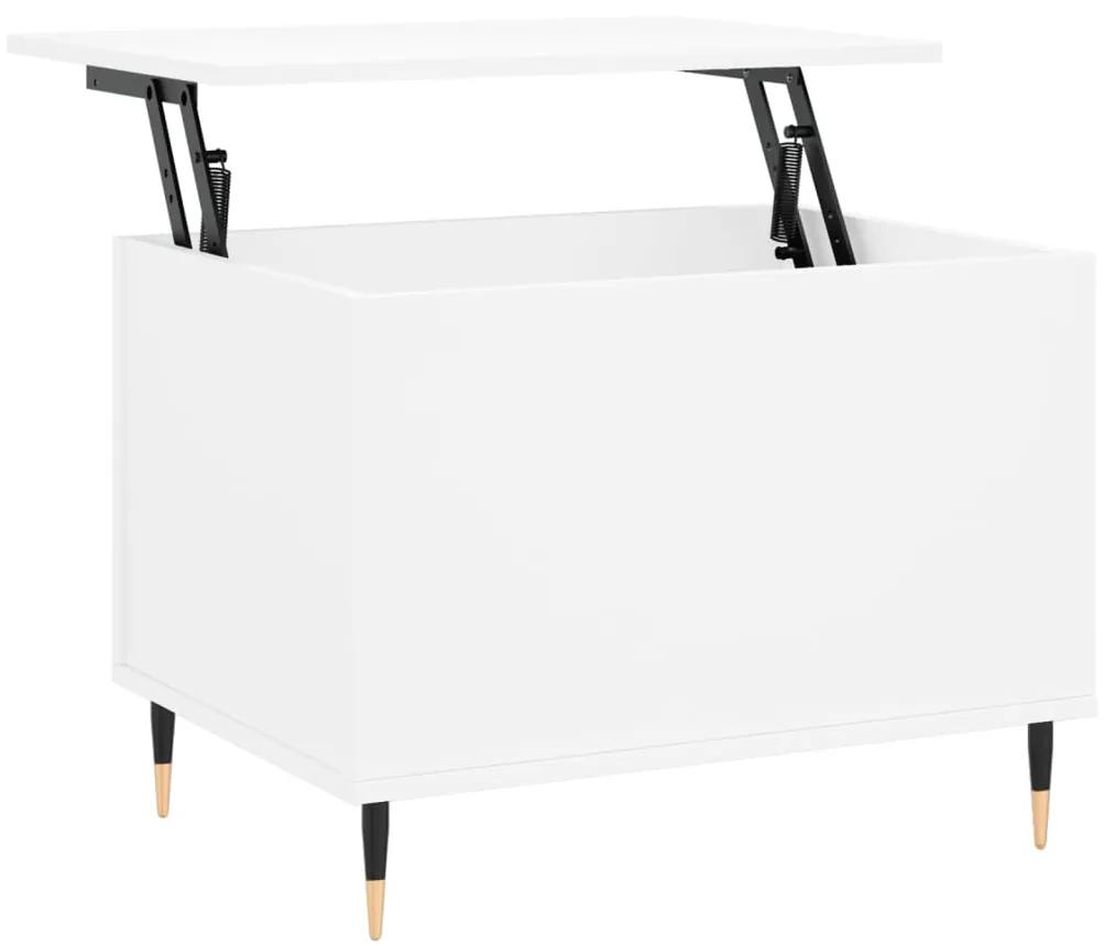 Konferenční stolek bílý 60 x 44,5 x 45 cm kompozitní dřevo - Default Title