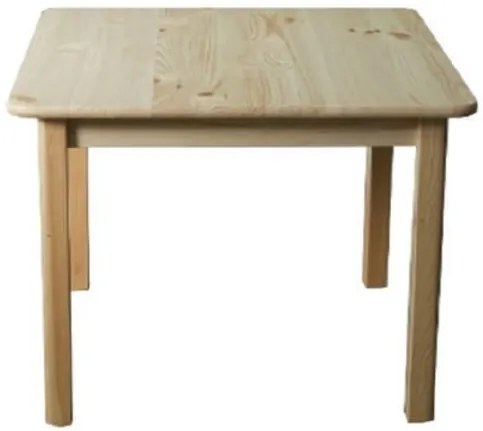 ImportWorld Stůl obdélníkový Emil - 100x55 cm (Barva dřeva: Ořech)