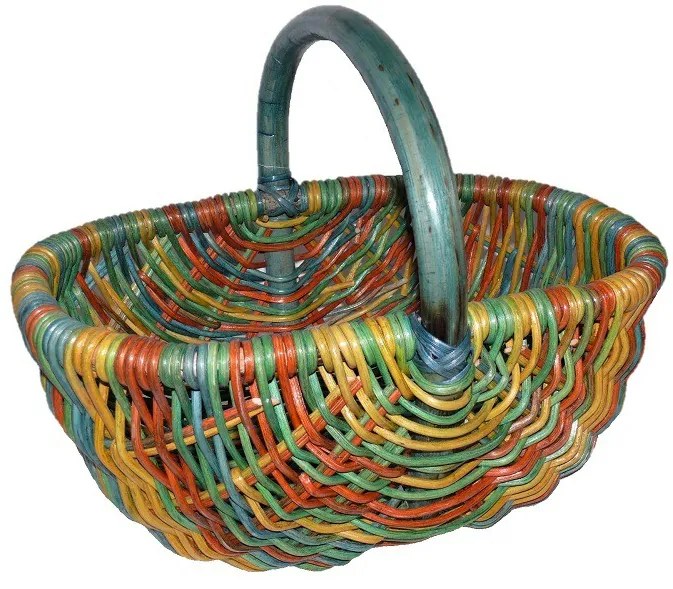 Košíkárna Košík nákupní ratanový 48x36 cm