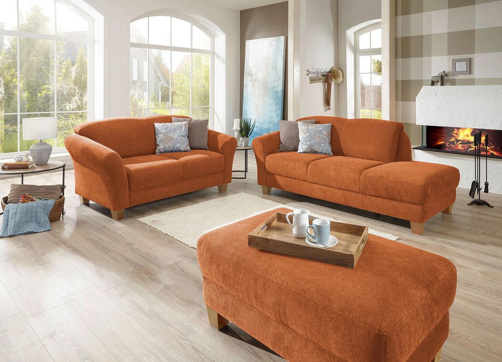 XXXLutz LENOŠKA, textil, terracotta Sit & More - Online Only sedačky - 000144005383