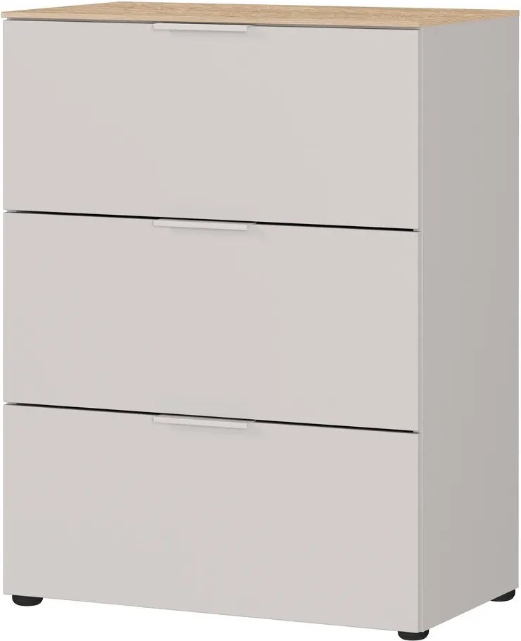Krémová matná skříňka 68x98x40 cm Savoca – Germania
