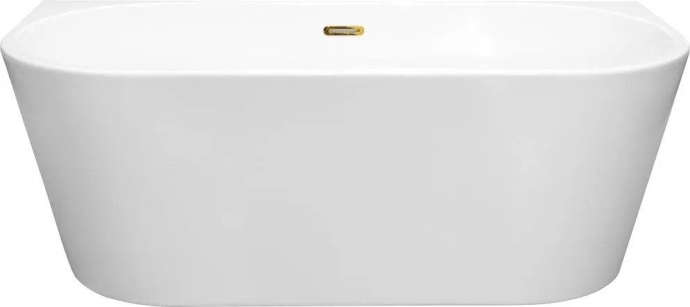 Besco Vica New vana volně stojící 150 x 80 cm sifon bílý akrylát barva bílá VANVIC150NW Koupelny Bernold