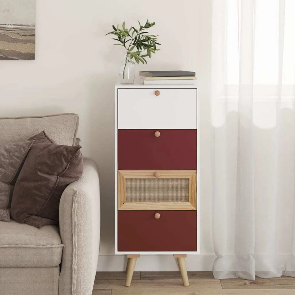 vidaXL Skříň highboard se zásuvkami 40 x 30 x 95 cm kompozitní dřevo [352156] Barva: Černá