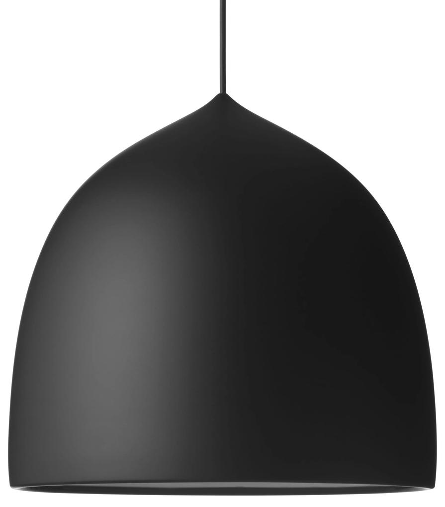 Fritz Hansen 54400708 Suspense P2, závěsné svítidlo z černého hliníku, 1x100W E27, prům. 38,5cm