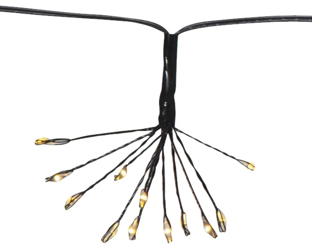 Světelný LED řetěz Star Trading Dew Drop Flower, délka 2,1 m