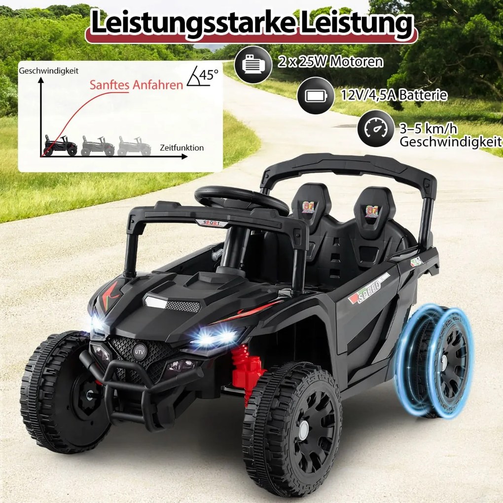 Costway Dětské 12 V elektrické auto s dálkovým ovládáním Electric