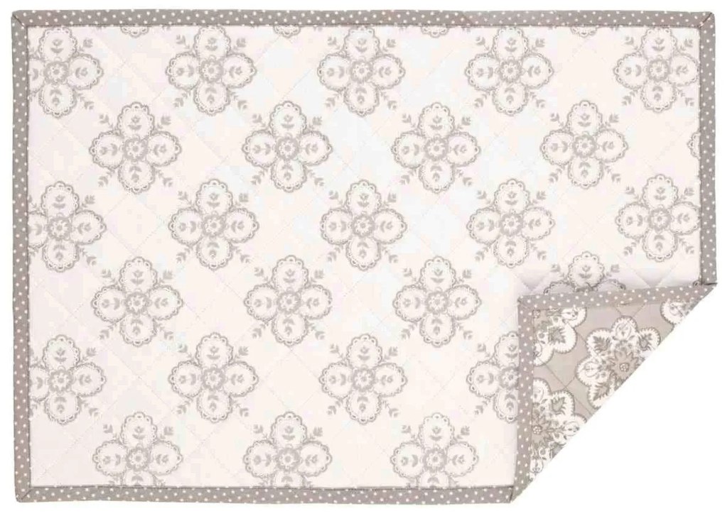 Prostírání Mixed Patterns Grey - 48*33 cm - sada 6ks